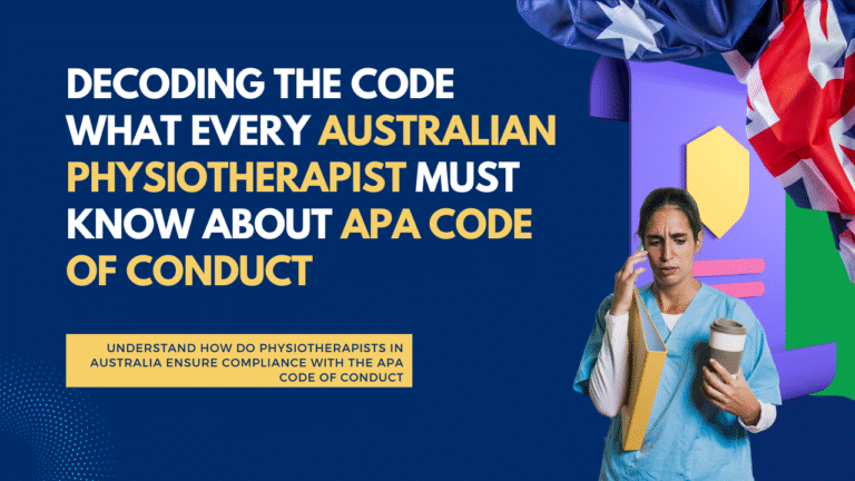 Understanding Principle 6 of the APA Code of Conduct for Physiotherapy ...